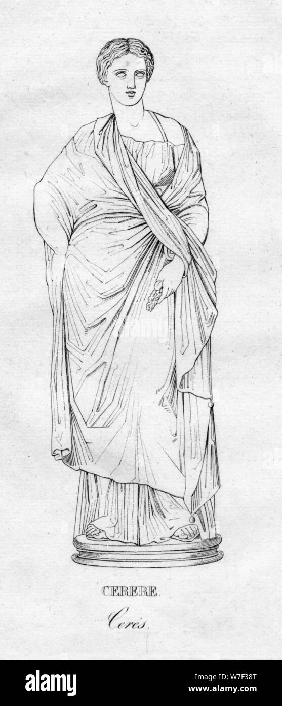 Ceres statue Black and White Stock Photos & Images - Alamy