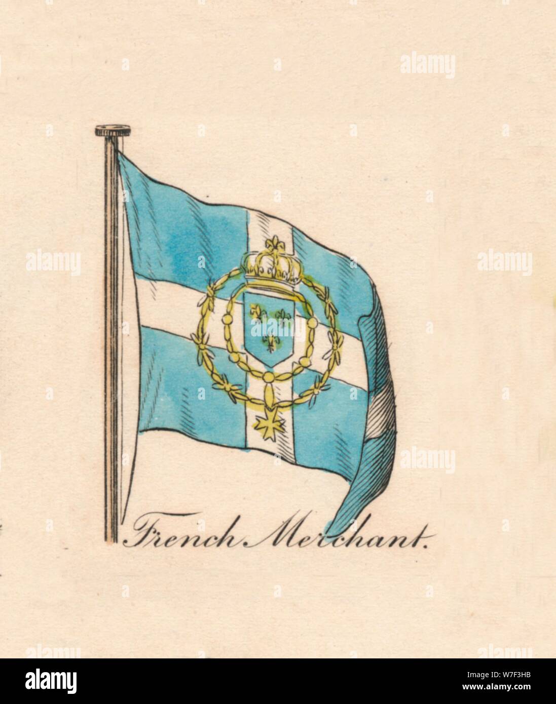 French merchant navy flag hi-res stock photography and images - Alamy