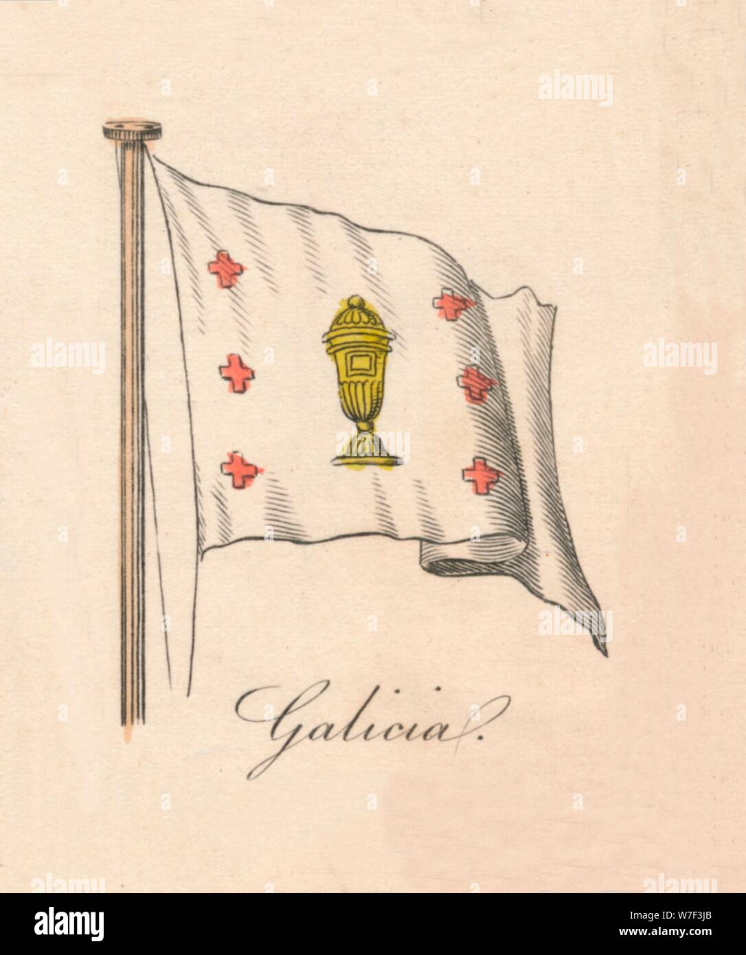 Galicia flag hi-res stock photography and images - Alamy