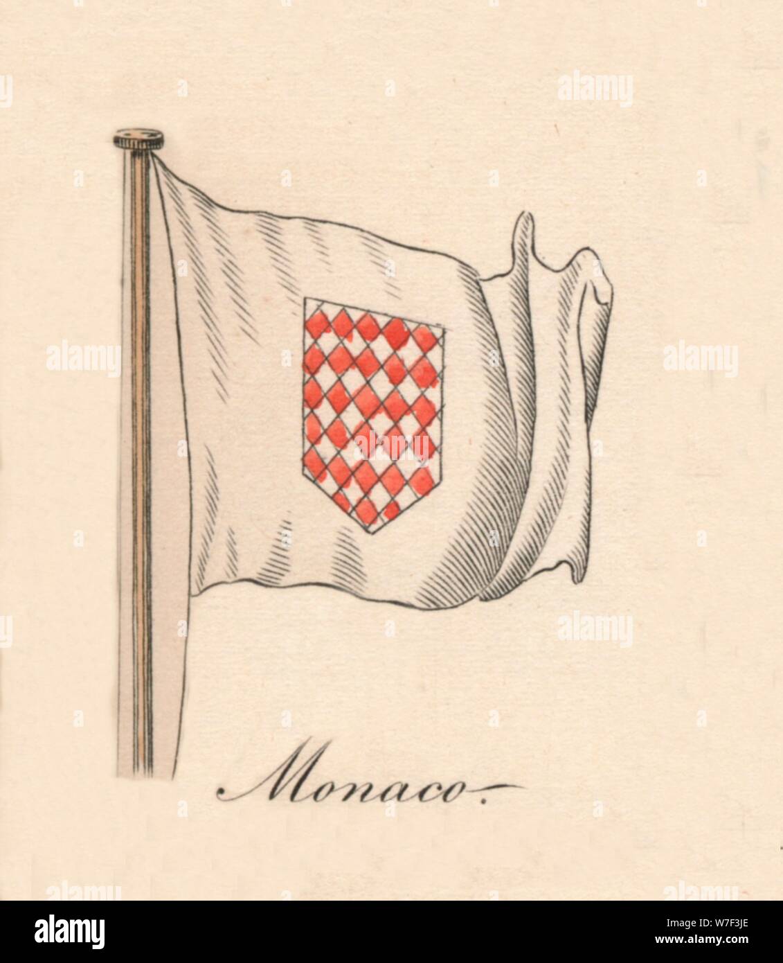 'Monaco', 1838. Artist: Unknown Stock Photo - Alamy