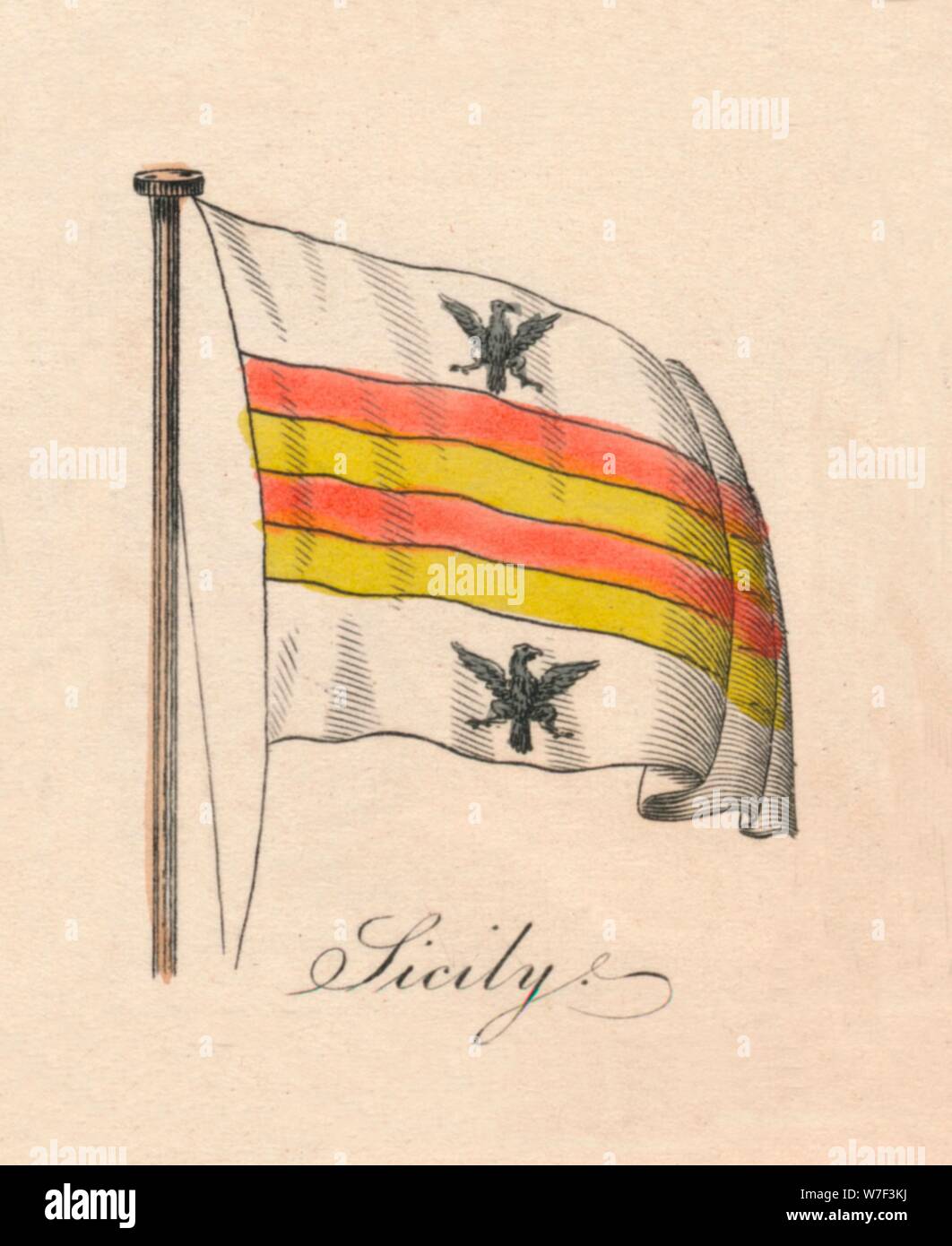 Red white black flag hi-res stock photography and images - Alamy