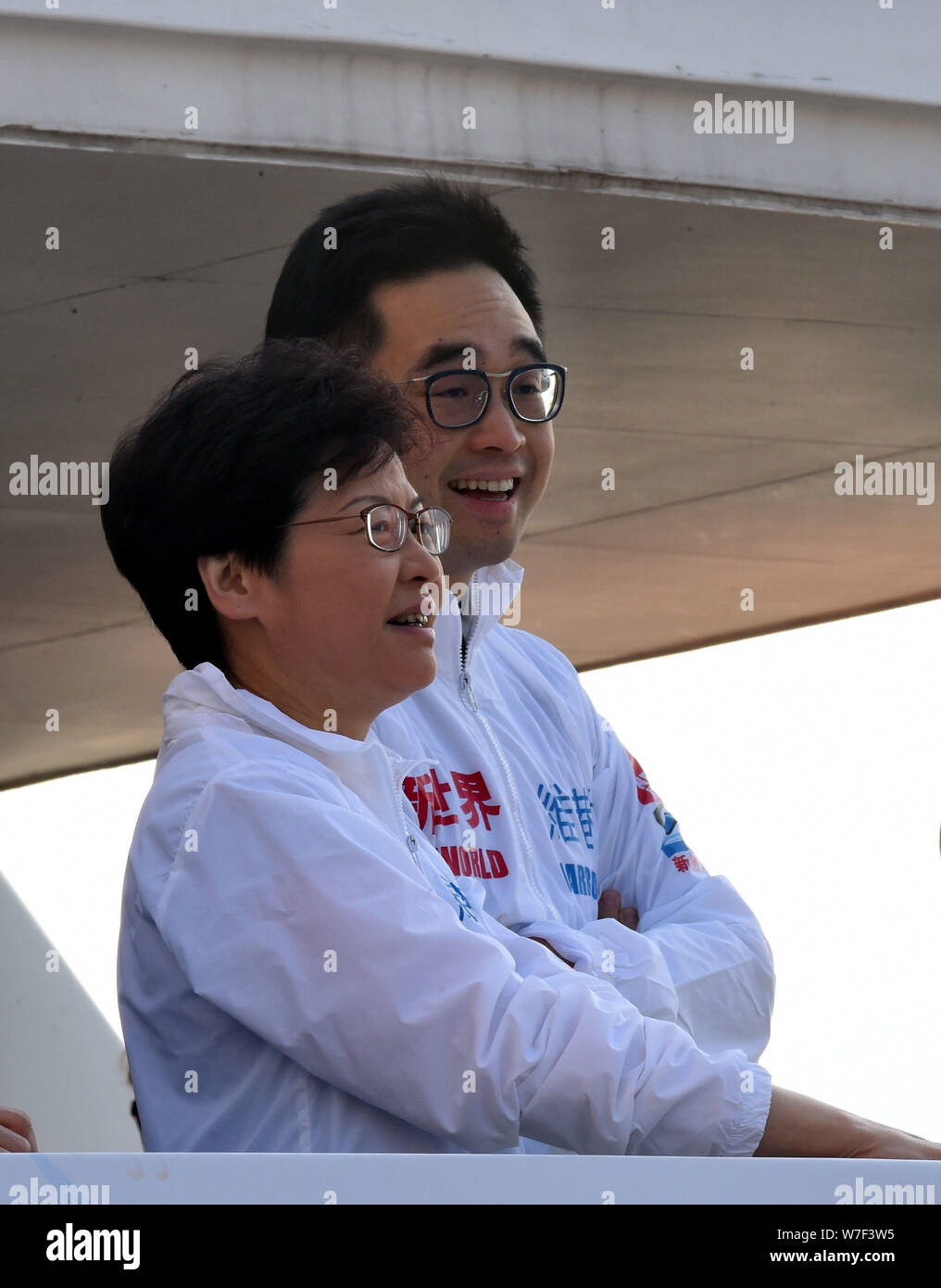 Hong Kong Chief Executive Lam Cheng Yuet-ngor is pictured during the ...