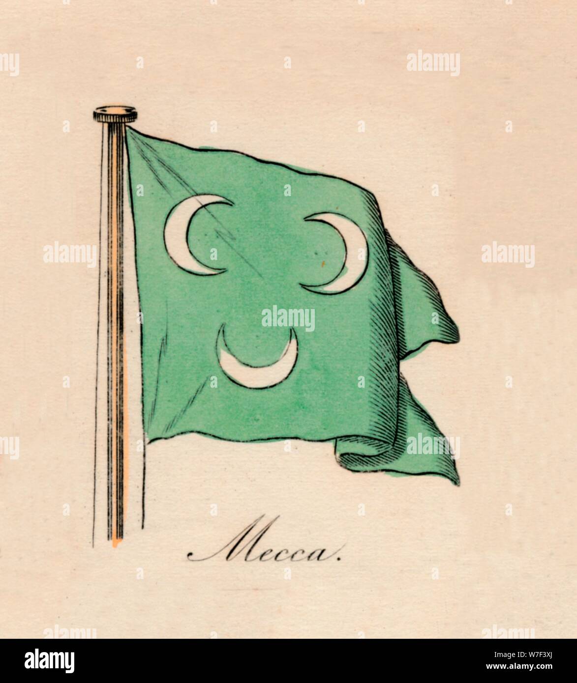 Green islamic flag hi-res stock photography and images - Alamy