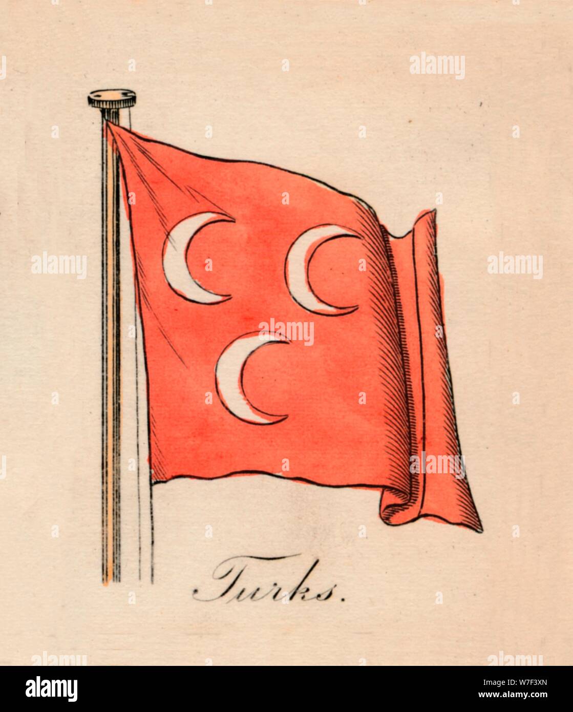 Red crescent flag hi-res stock photography and images - Alamy