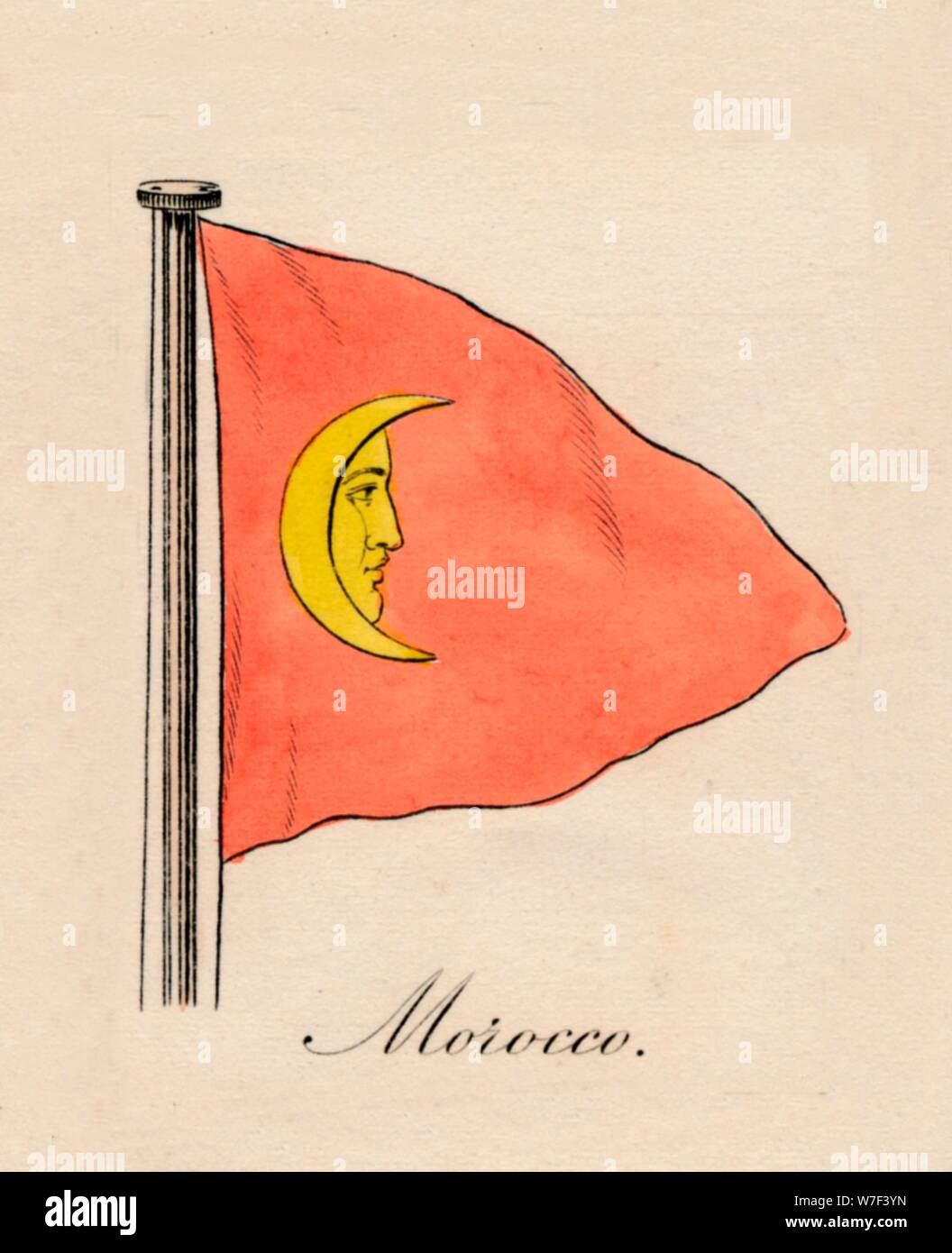 Flags of morocco hi-res stock photography and images - Alamy
