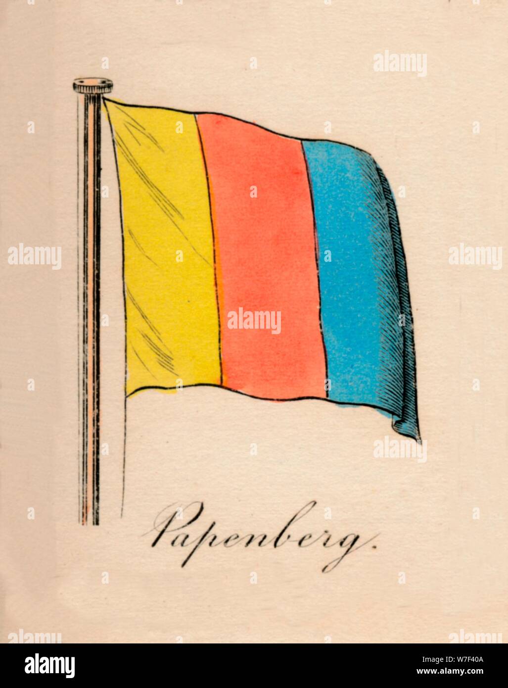 'Papenberg', 1838. Artist: Unknown Stock Photo - Alamy