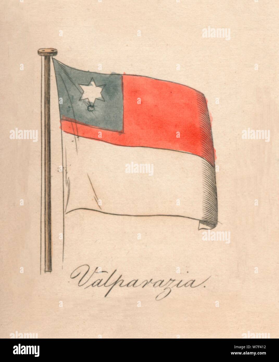 Red white black flag hi-res stock photography and images - Alamy