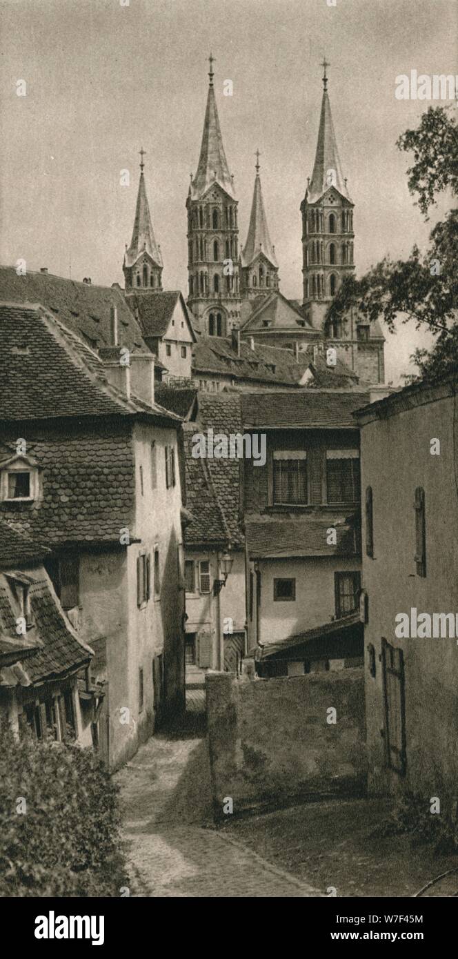 'Bamberg - The Devil's Ditch with the Cathedral Towers', 1931. Artist ...