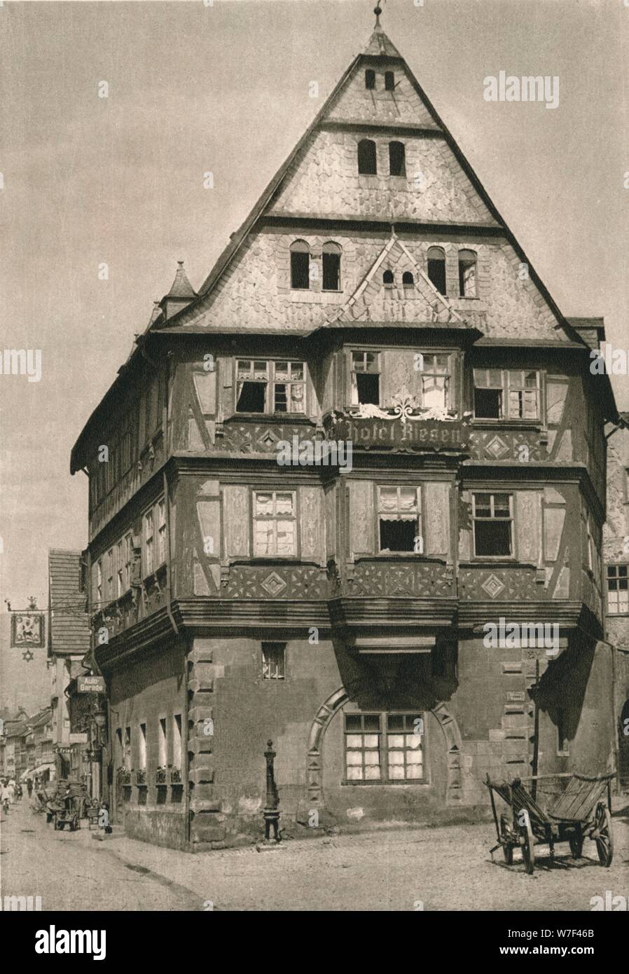 'Miltenberg a. Main - Gasthaus zum Riesen, 1931. Artist: Kurt Hielscher ...