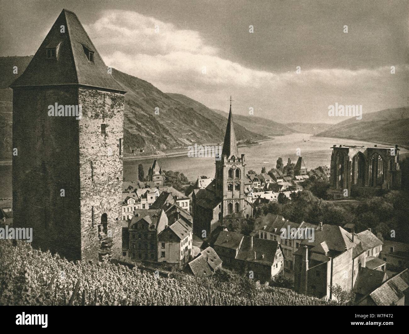 'Bacharach (Rhein)', 1931. Artist: Kurt Hielscher Stock Photo - Alamy