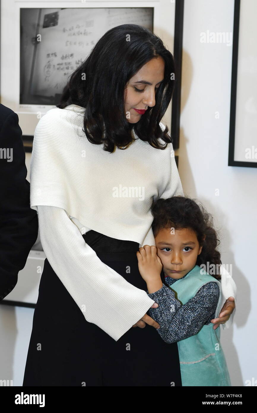 French photographer Anaistamo Martane, the wife of Chinese actor Liu Ye ...