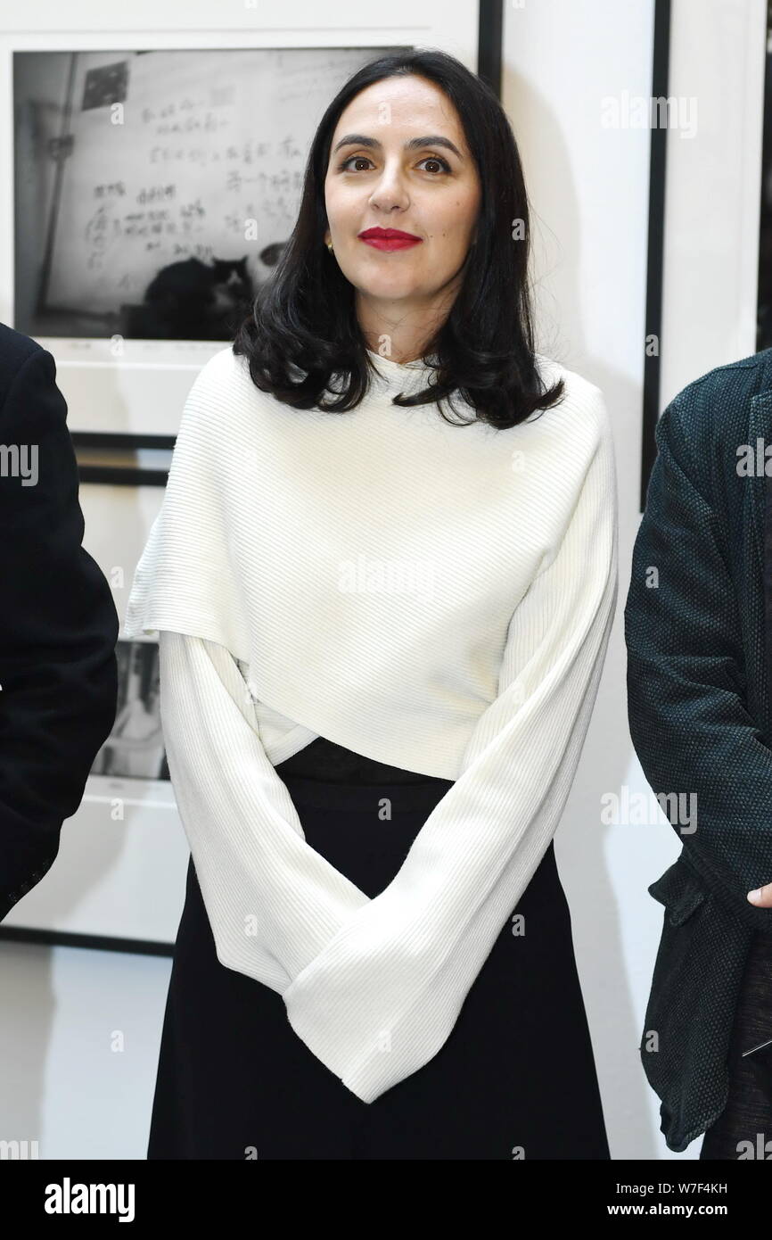 French photographer Anaistamo Martane, the wife of Chinese actor Liu Ye ...