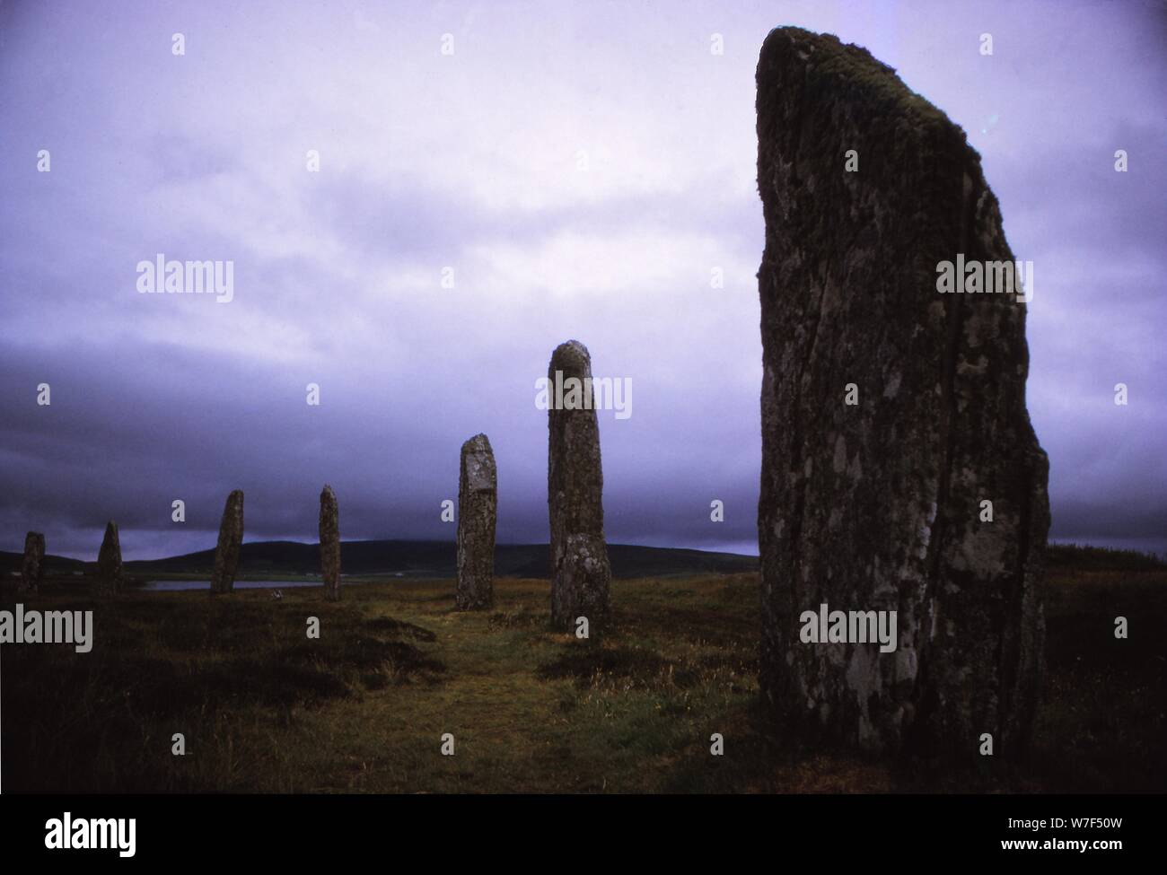 Ring of Brodgar, Megalithic Stone Circle, c. 3rd millennium BC ...