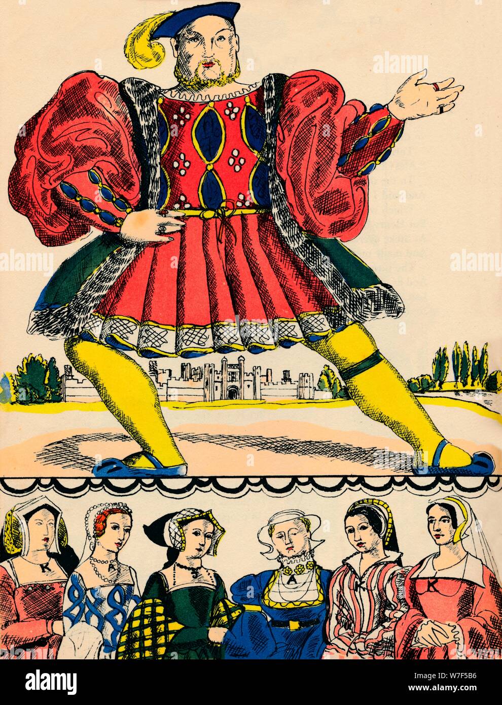 Henry VIII, King of England from 1509, (1932). Artist: Rosalind ...