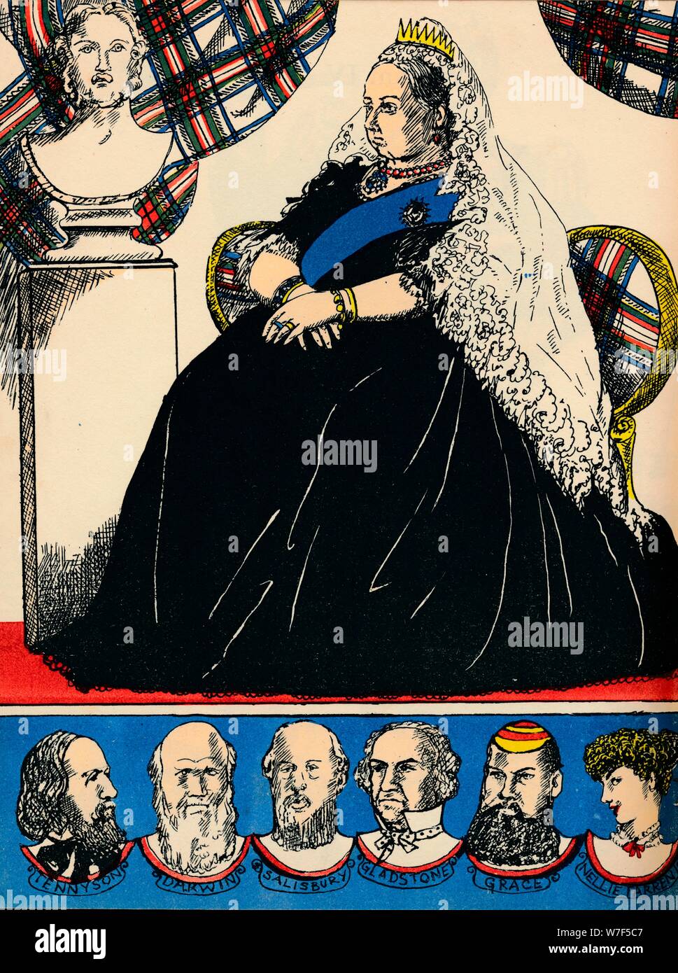 Victoria, Queen of Great Britain and Ireland from 1837, (1932). Artist ...