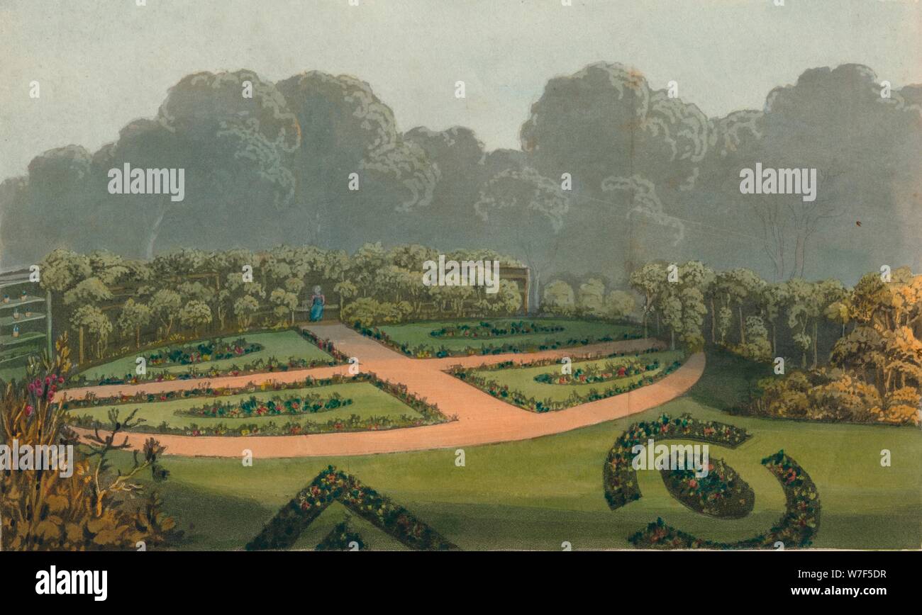 'Frontispiece to the Florists Manual', 1822. Artist: WH Timms Stock ...