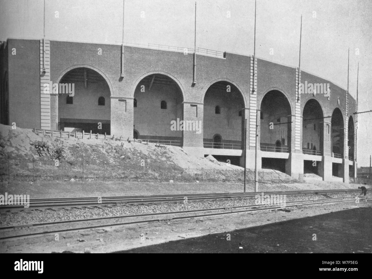 Exterior of East Stand, Franklin Field Stadium, University of ...