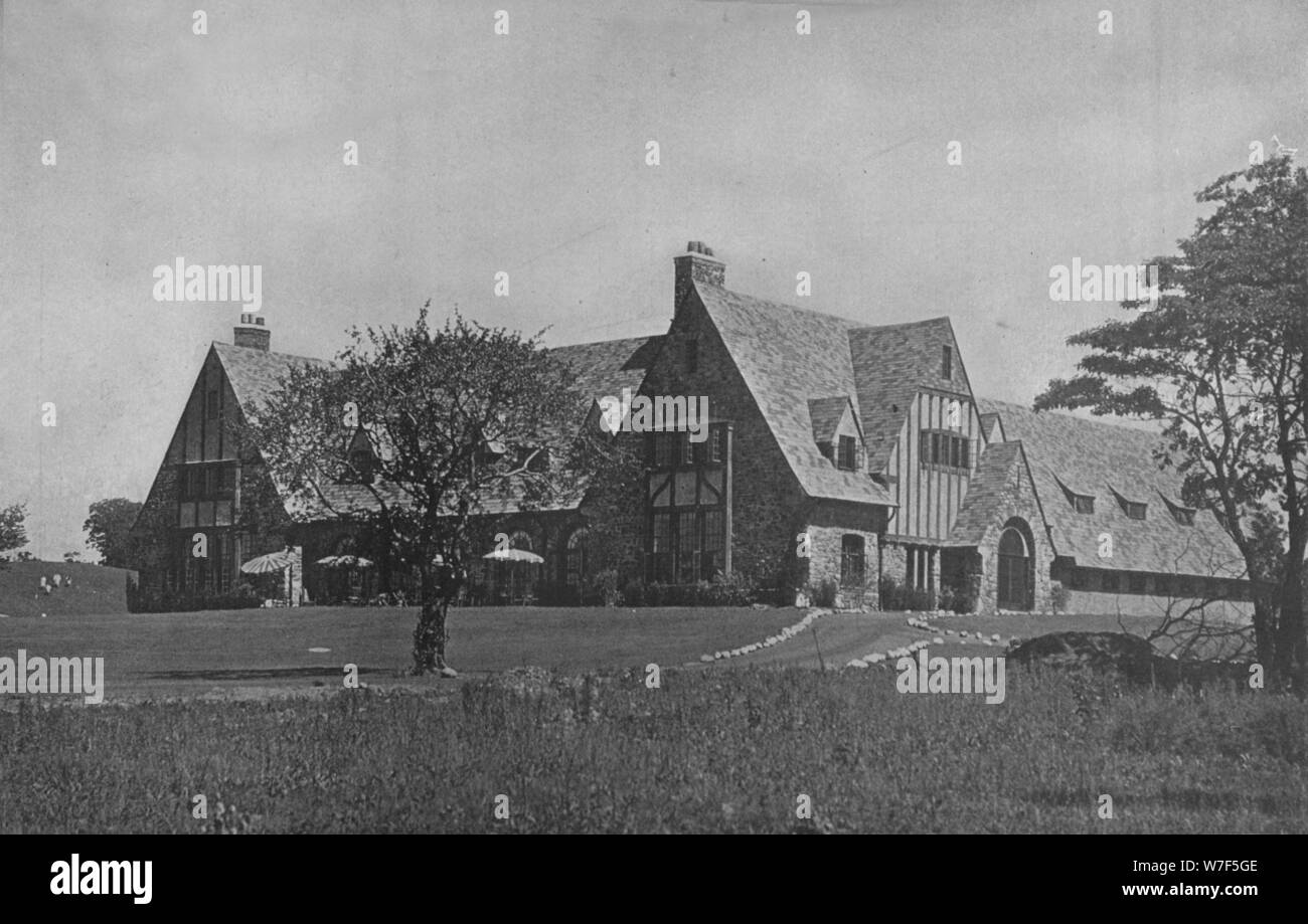 Elevation of the clubhouse, North Jersey Country Club, Paterson, New ...