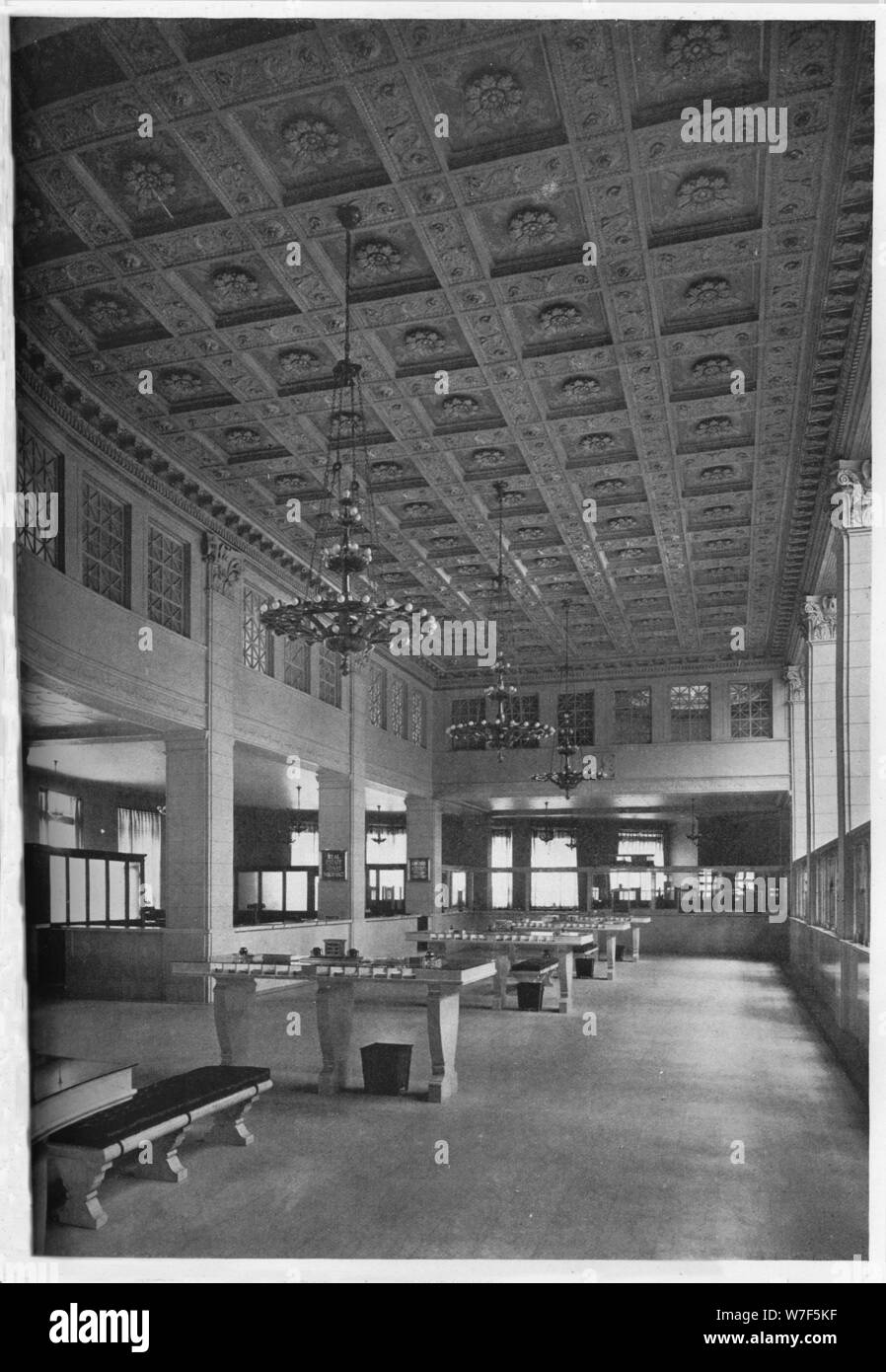 Banking hall interior hi-res stock photography and images - Alamy