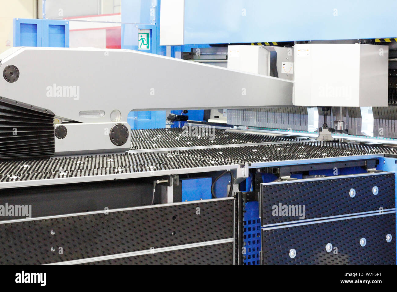 Metal processing machine. CNC metalworking milling machine. Metal ...