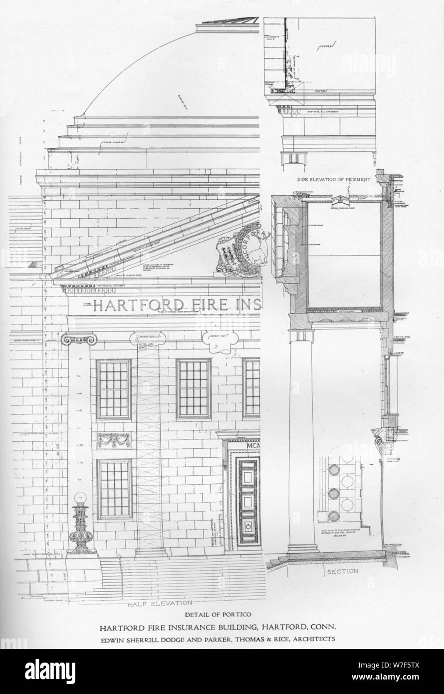 Neo classical architecture drawing hi-res stock photography and images ...