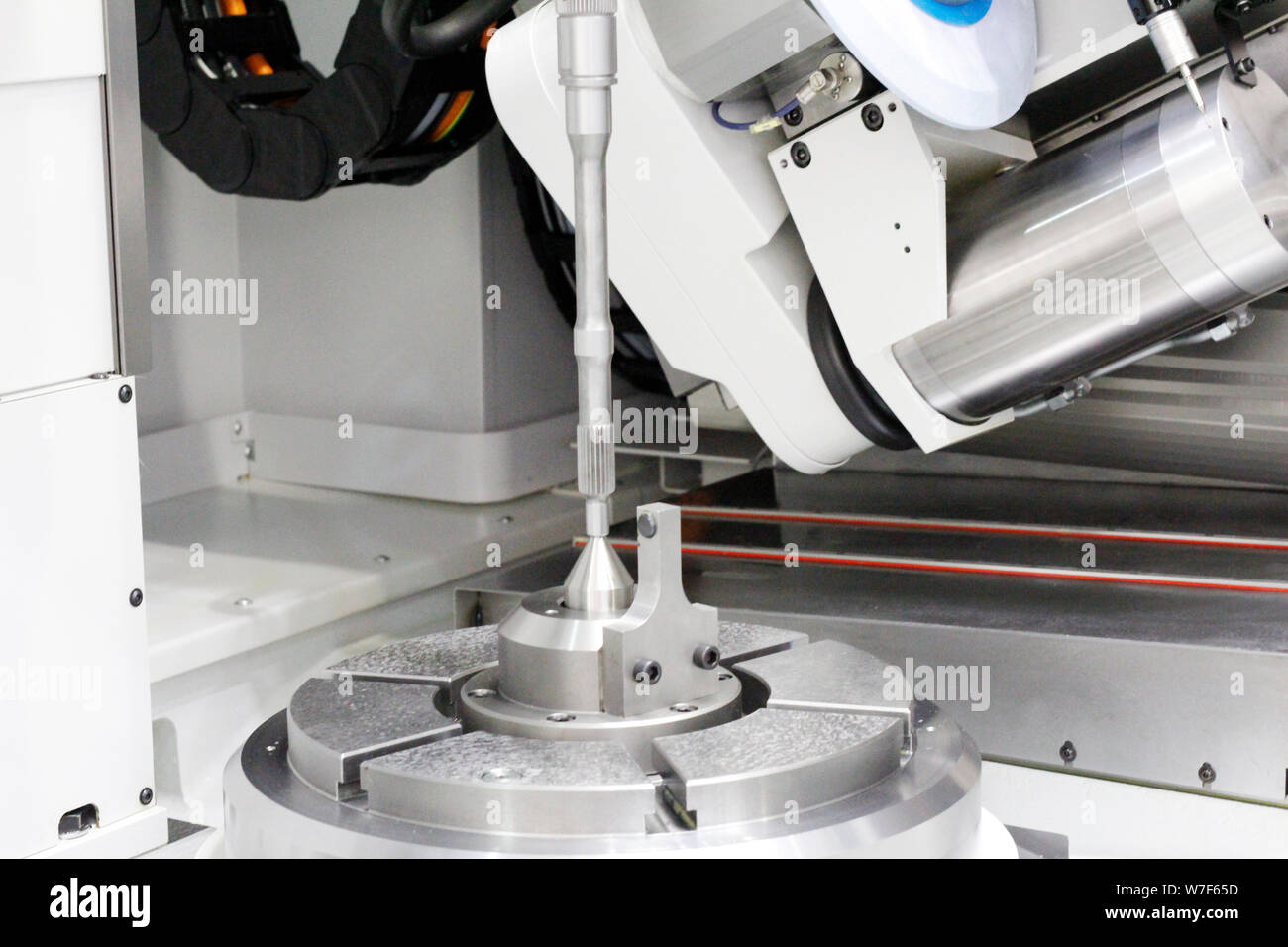 Cnc Milling Machine Cutting High Resolution Stock Photography and ...