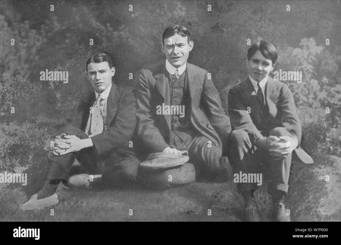 'Three Soldier Brothers', c1913, (1917). Artist: Unknown Stock Photo ...