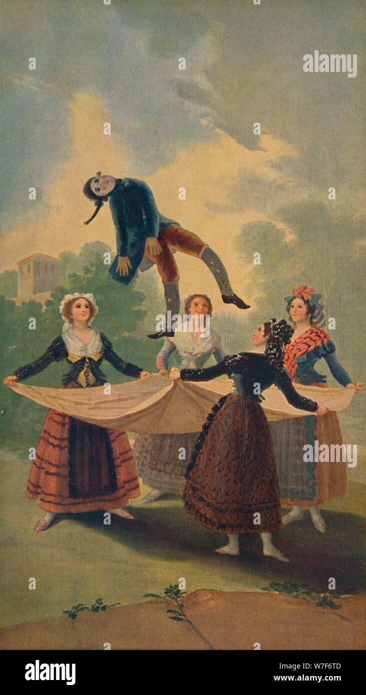 'El Pelele', (The Straw Manikin), 1791-1792, (c1934). Artist: Francisco ...