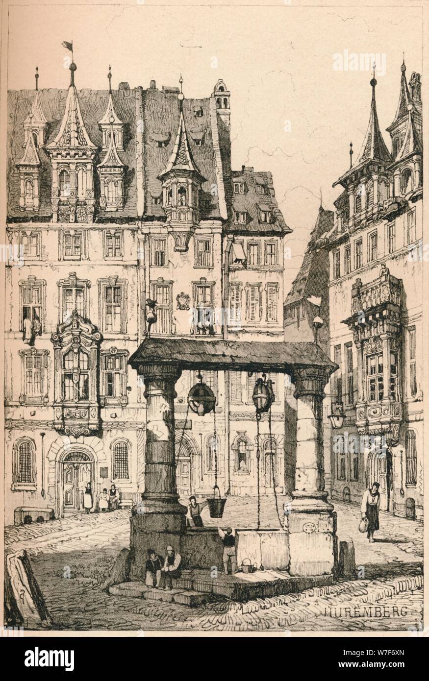 'Nuremberg', c1820 (1915). Artist: Samuel Prout Stock Photo - Alamy