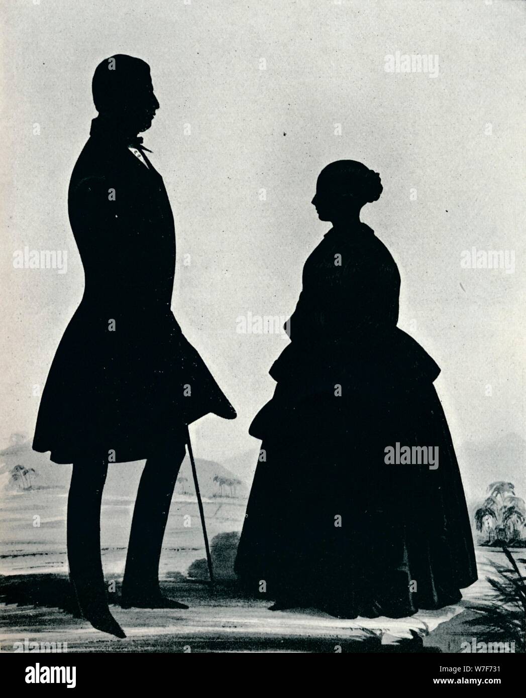 'Queen Victoria and Lord Melbourne', 1911. Artist: George Atkinson ...