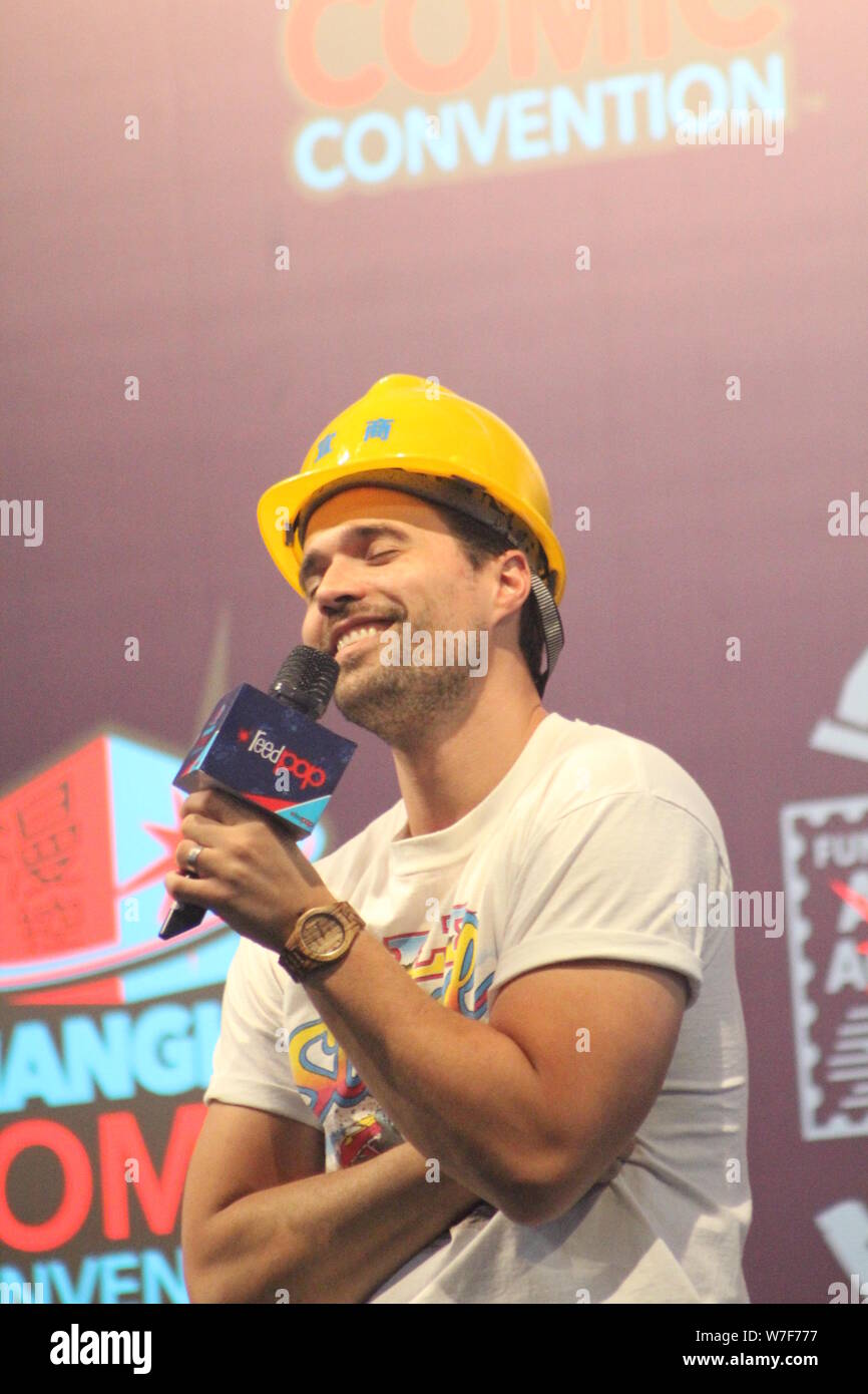 American actor Brett Dalton, best known for playing Grant Ward and Hive ...