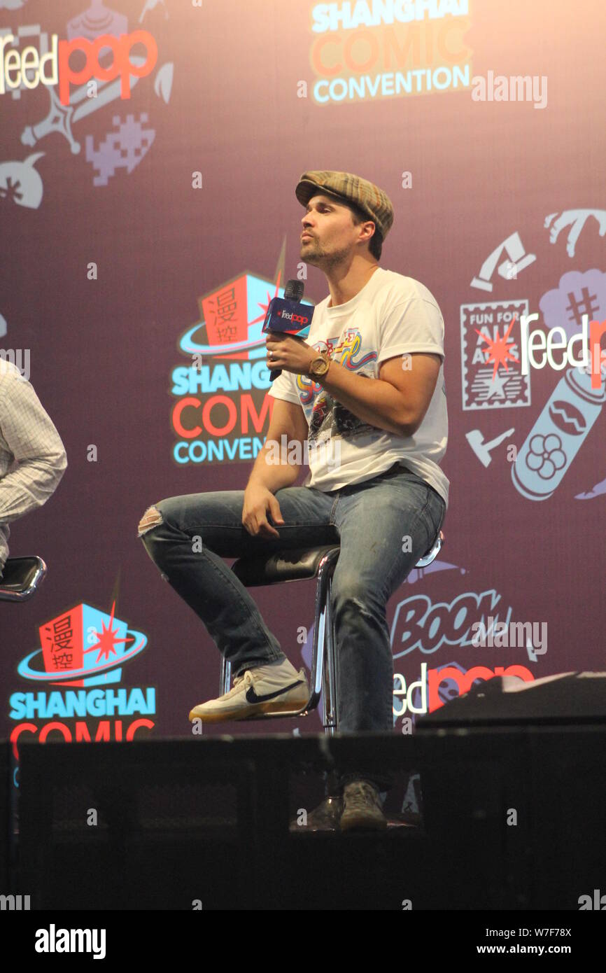 American actor Brett Dalton, best known for playing Grant Ward and Hive ...