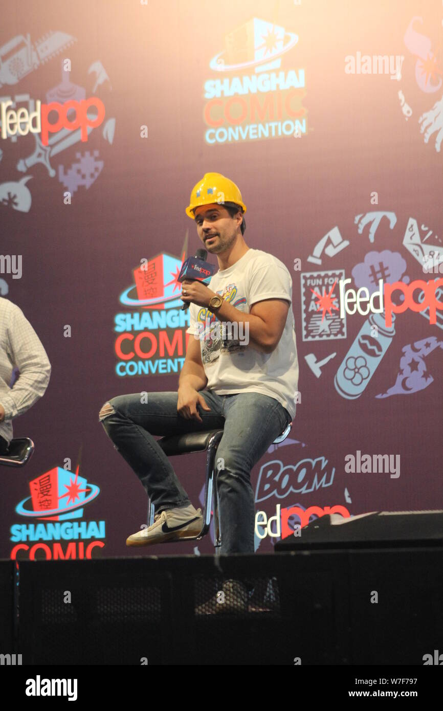 American actor Brett Dalton, best known for playing Grant Ward and Hive ...