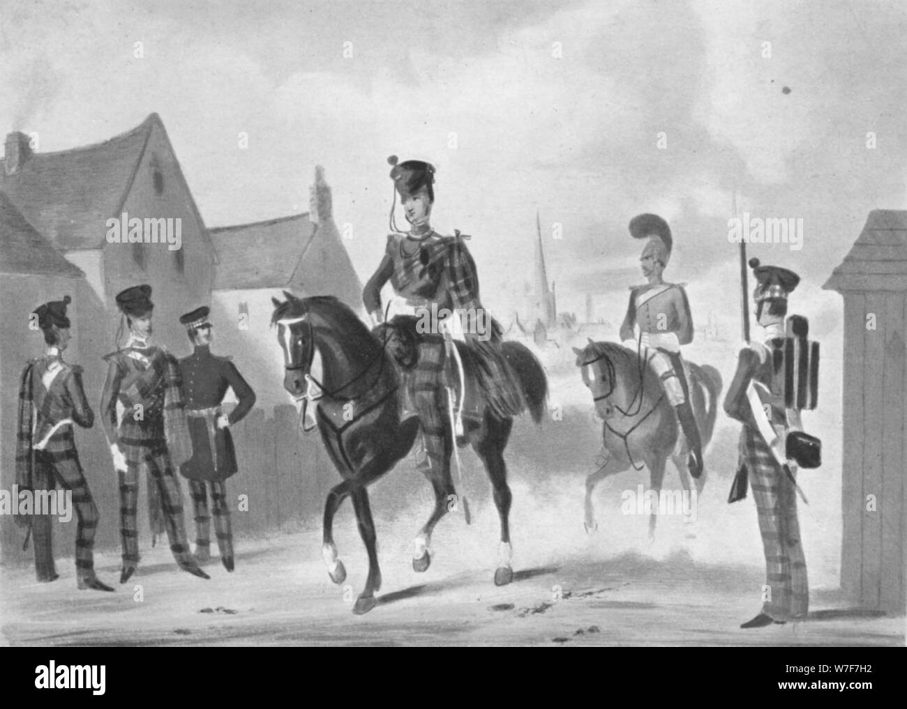 Highland light infantry hi-res stock photography and images - Alamy