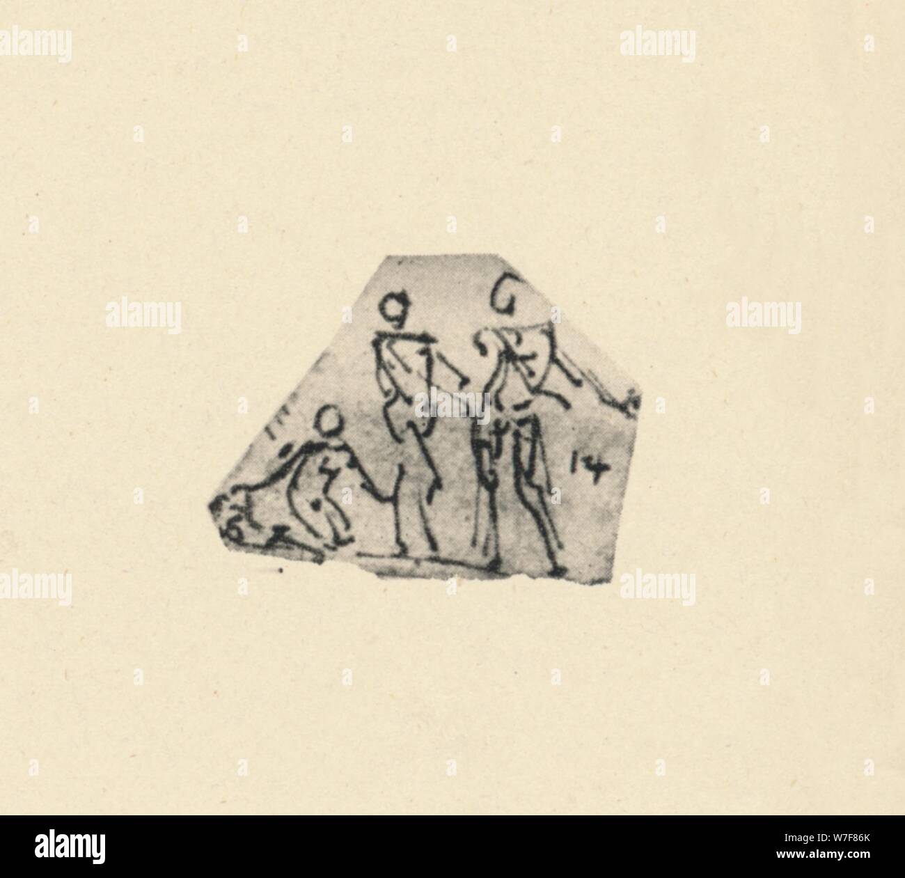 'Sketch of Three Figures', c1480 (1945). Artist: Leonardo da Vinci ...