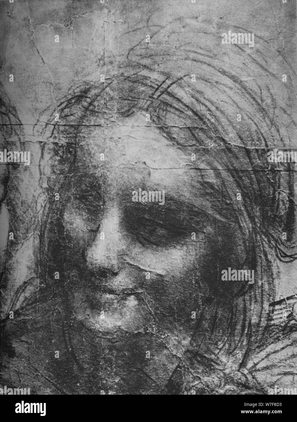 'Head of St. Anne - Virgin and Child with St. Anne and Infant St. John ...