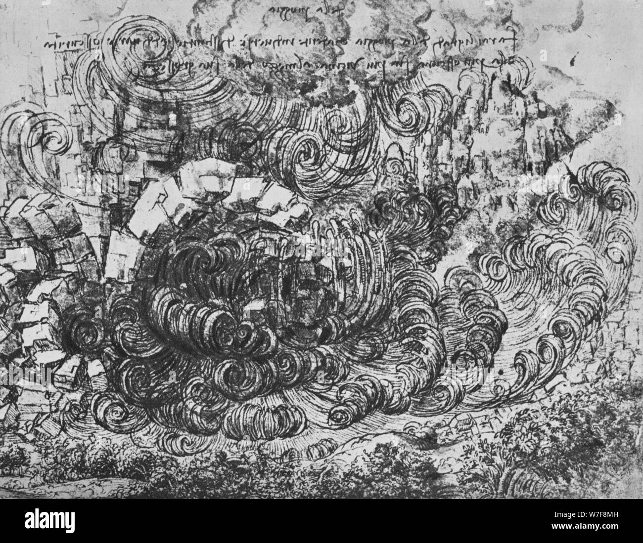 'Deluge', c1480 (1945). Artist: Leonardo da Vinci Stock Photo - Alamy