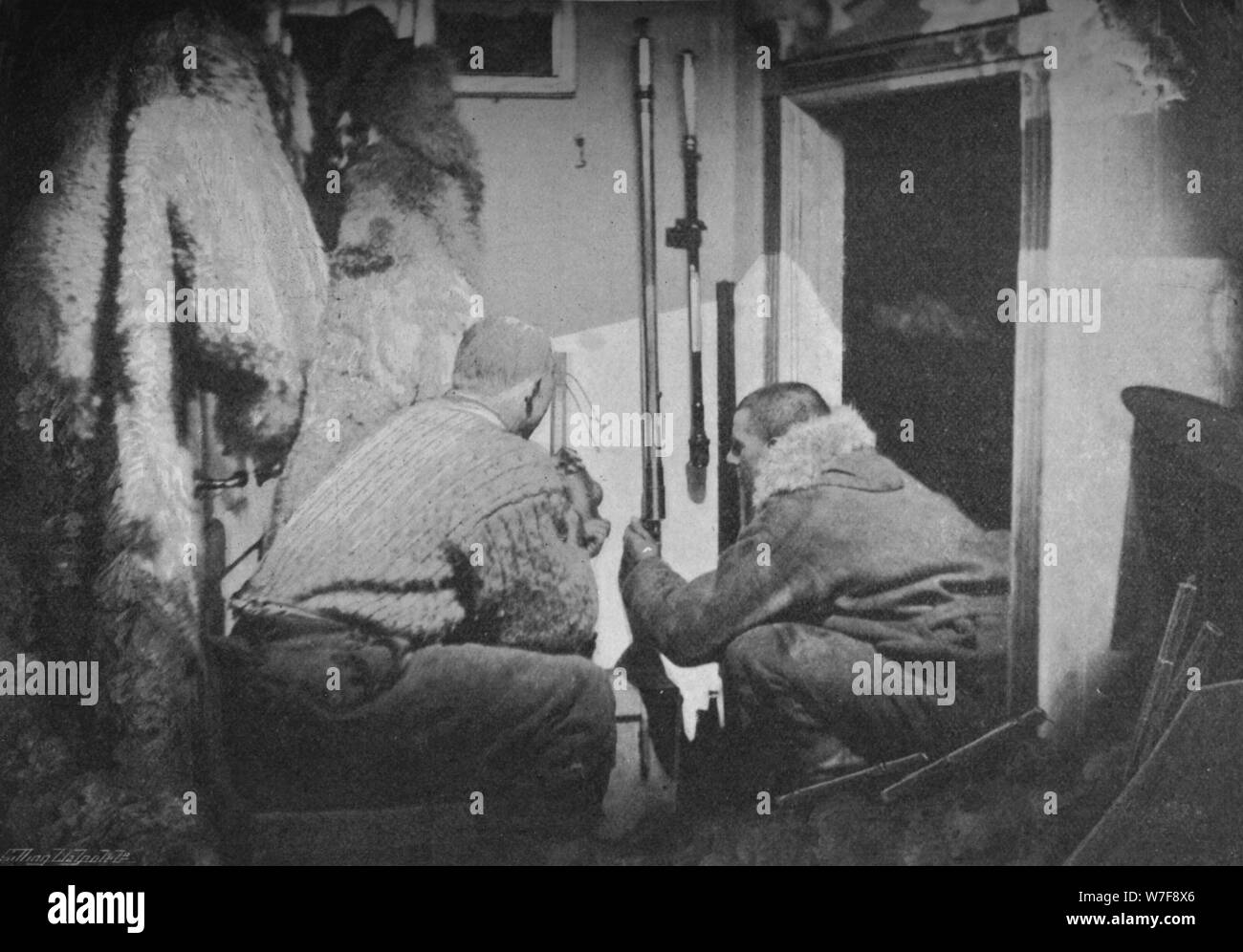 'Scott-Hansen and Johansen Inspecting the Barometers', 1893-1896, (1897 ...
