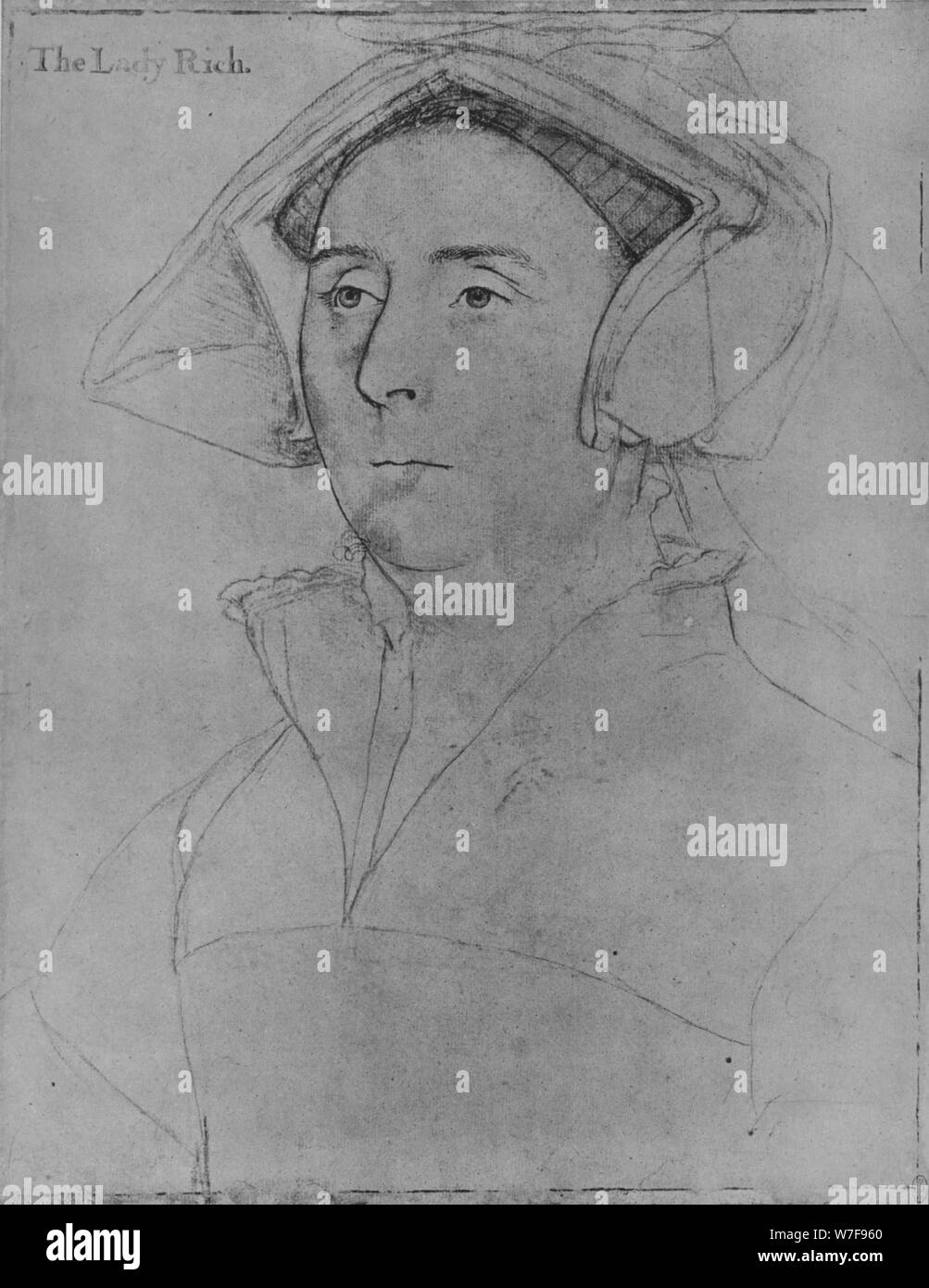 'Elizabeth, Lady Rich', c1532-1543 (1945). Artist: Hans Holbein the ...