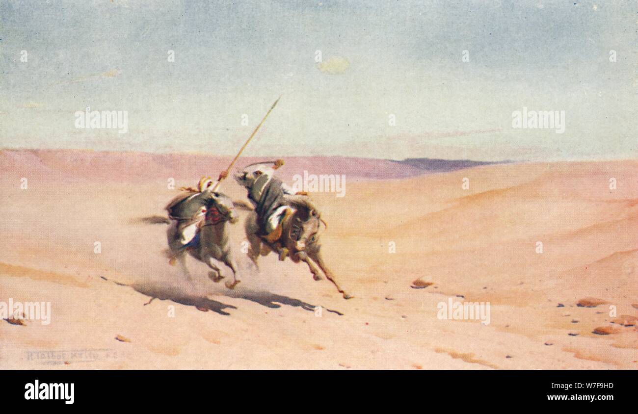 'A Duel', c1880, (1904). Artist: Robert George Talbot Kelly Stock Photo ...