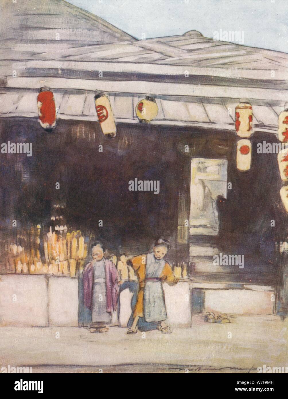 'A Sign-Painter's', c1887, (1901). Artist: Mortimer L Menpes Stock ...