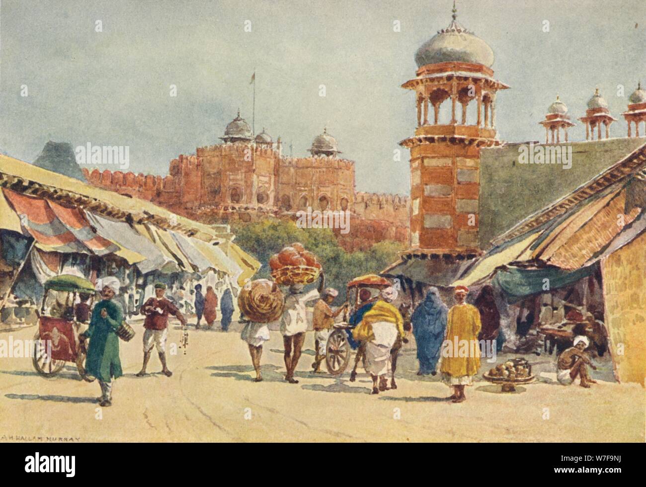 'The Bazaar, Agra', c1880 (1905). Creator: Alexander Henry Hallam ...