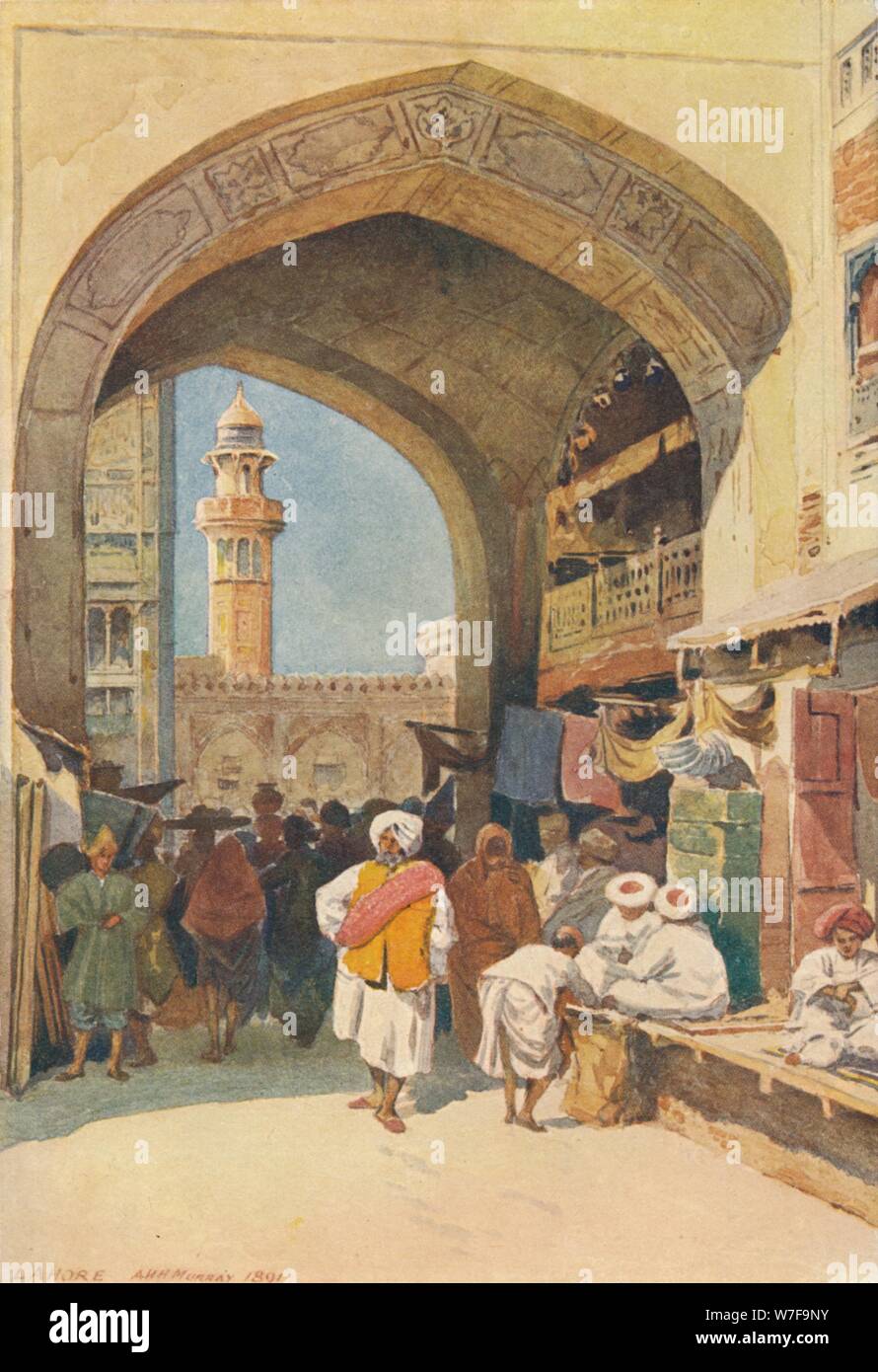 'A Gateway in the Bazaar, Lahore', c1880 (1905). Creator: Alexander ...