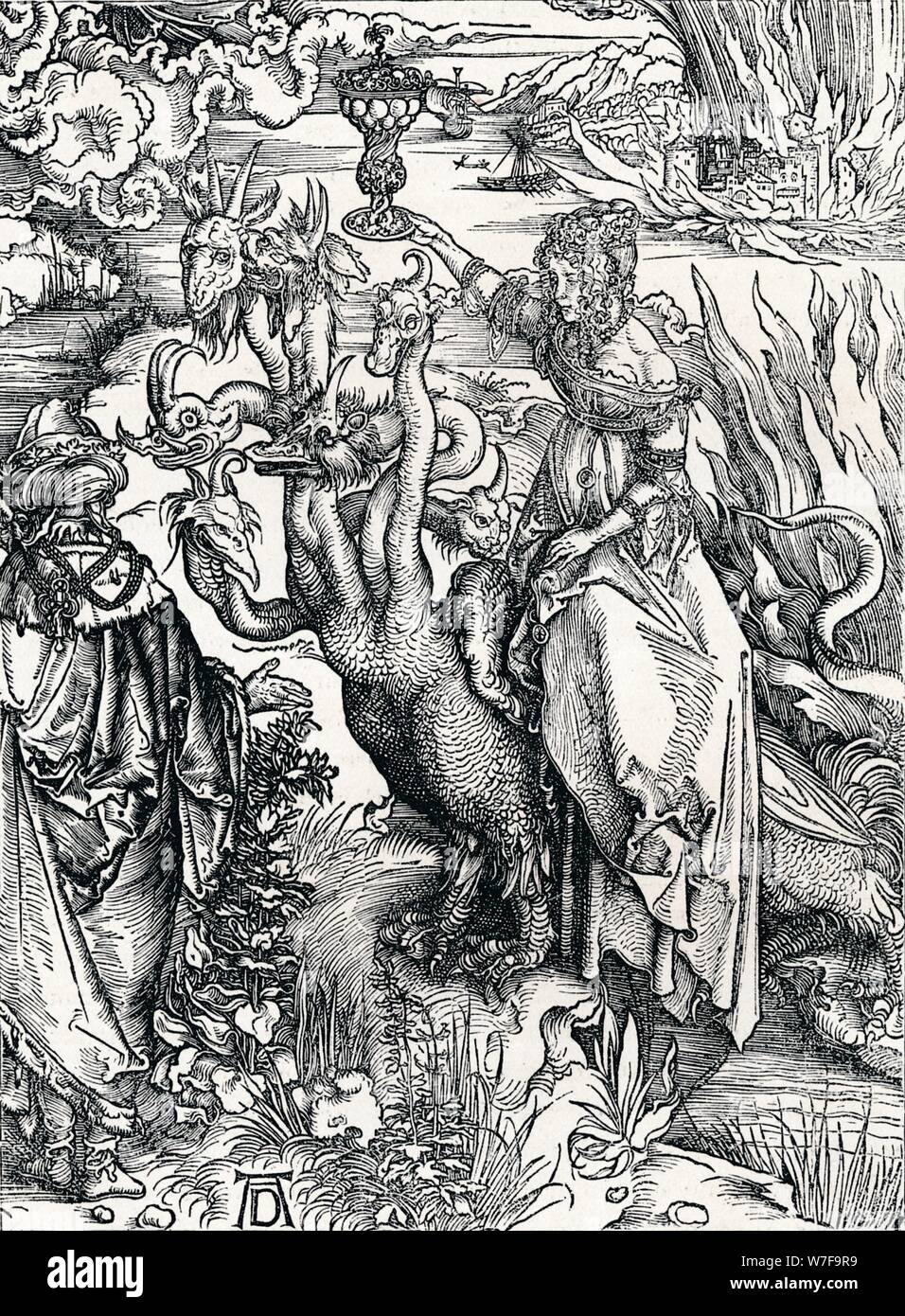 'The Babylonish Whore', 1498, (1906). Artist: Albrecht Durer Stock ...