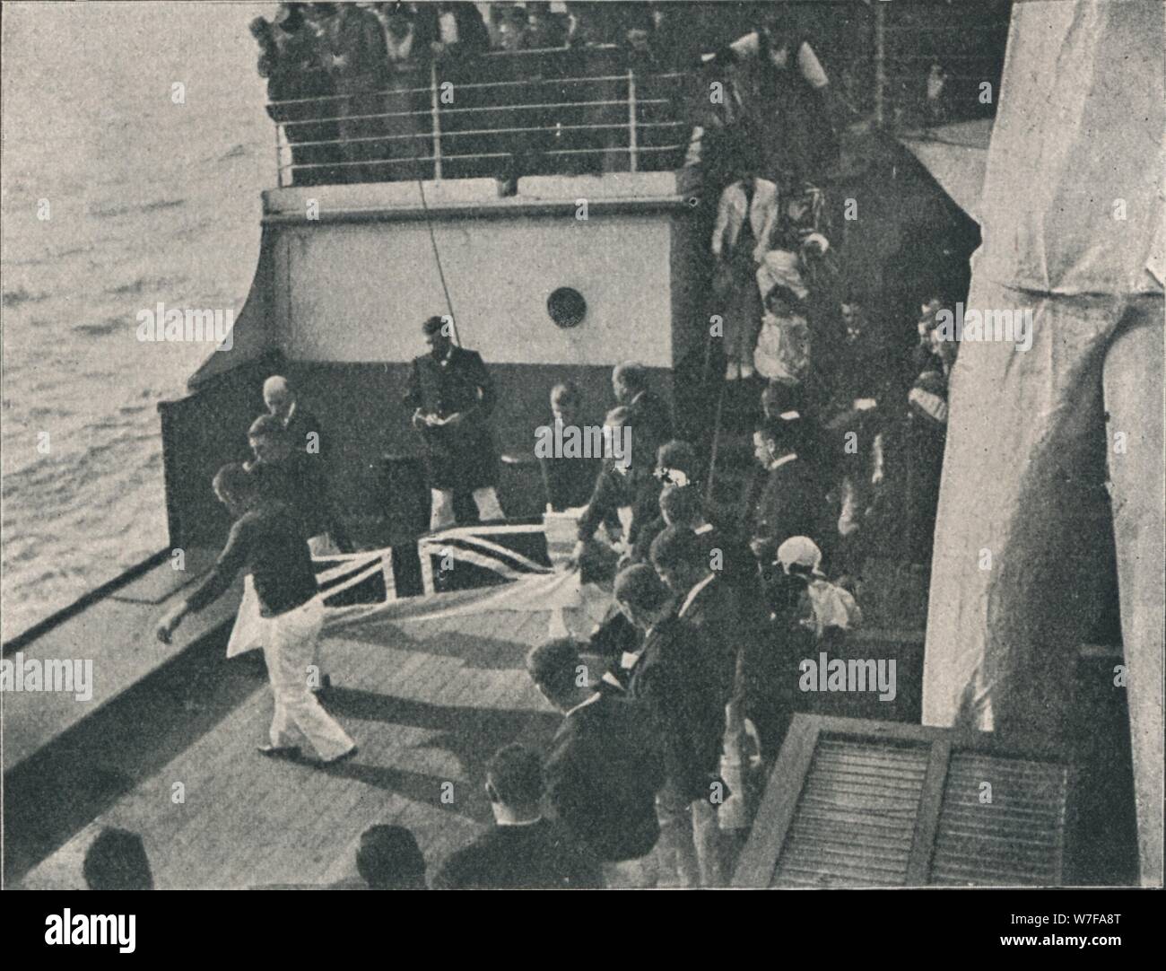 'Bringing the Body on Deck', c1900, (1910). Artist: Unknown Stock Photo ...