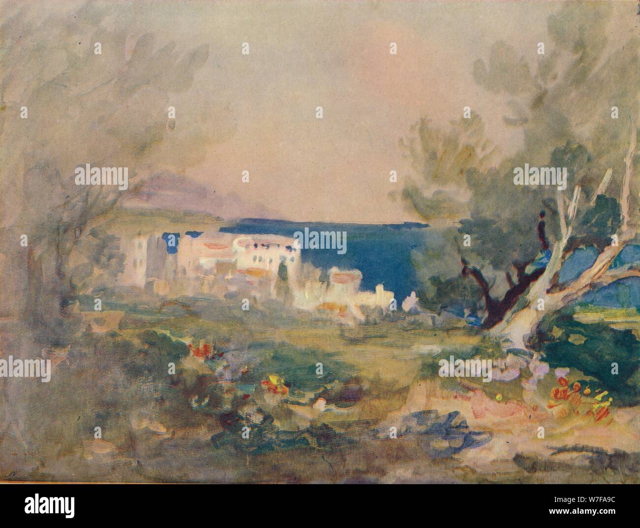 'On the Mediterranean Coast', c1880, (1905). Artist: Hercules Brabazon ...