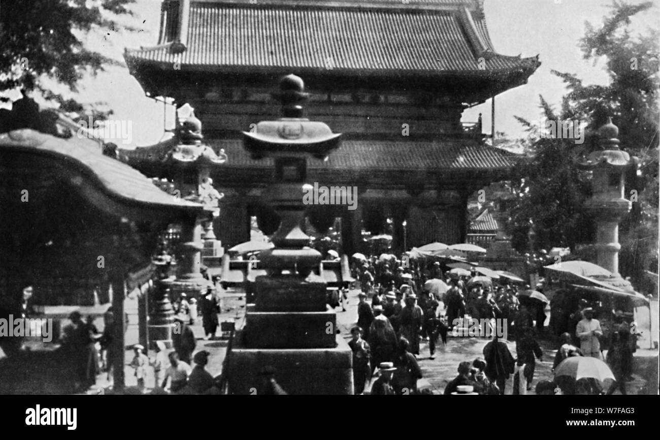 ''At Asakusa, the great temple of Tokyo, the fortune-telling business ...