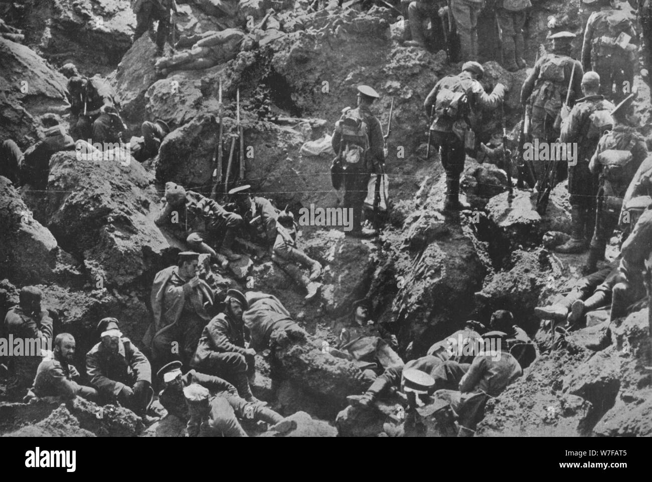 'A remarkable war photograph, mined and captured by the British', 1915 ...