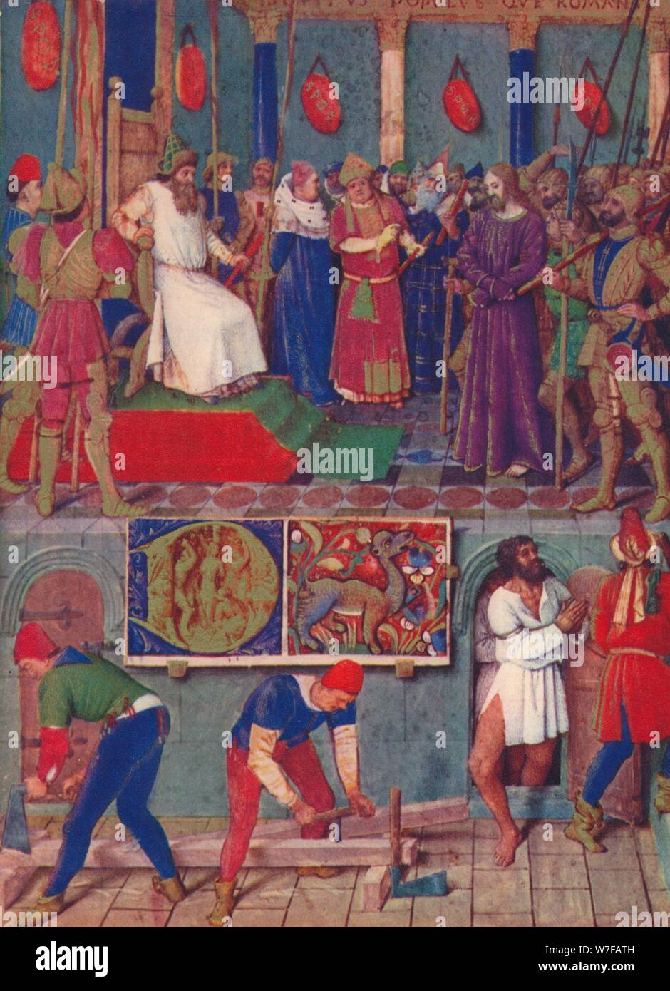 'Jesus Before Pontius Pilate', c1455, (1939). Artist: Jean Fouquet ...
