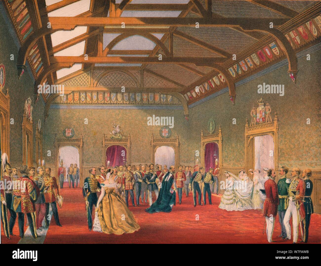 'Marshalling The Procession of the Bride', 1863. Artist: Robert Dudley ...